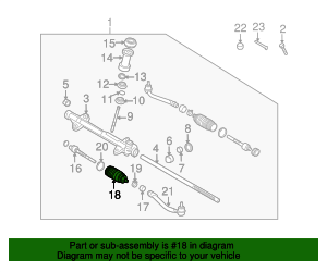 57740-1H000 - Tie Rod Boot 2010-2013 Kia | Kia.Parts Store