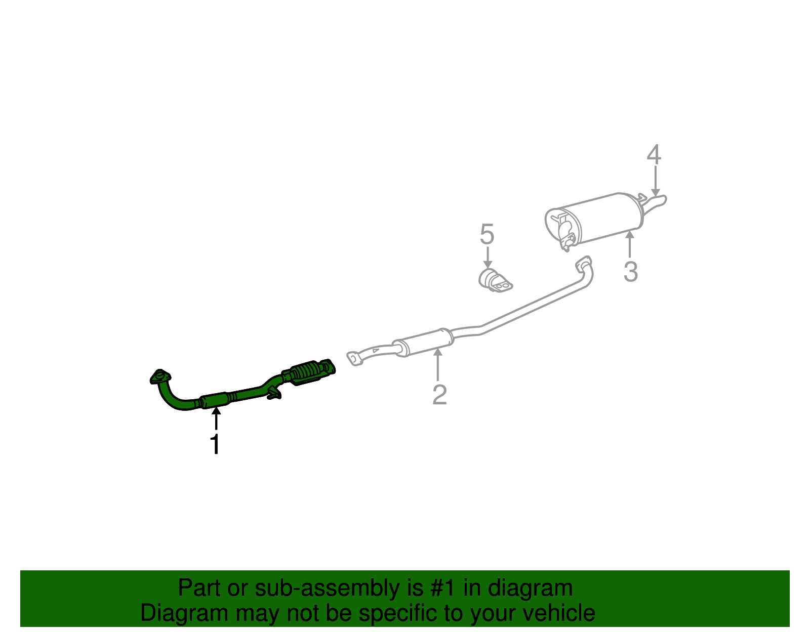 17410-28450 - 2004-2006 Toyota Camry - Front Pipe | Conicelli Toyota