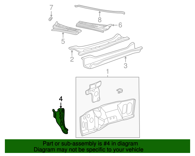 1999-2007 Ford Side Panel 6C3Z-2502039-A | OEM Parts Online