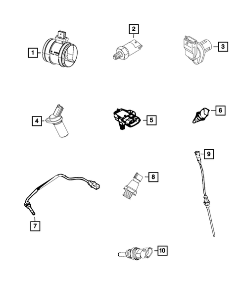 Sensors for 2016 Ram ProMaster 1500 | Mopar Online Parts