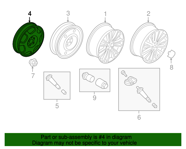 2015-2020 Ford Compact Spare FT4Z-1007-E | Village Ford