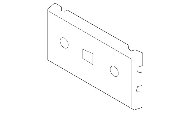Genuine License Molding for 2019-2020 Hyundai Elantra | Part# 86519 ...