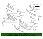 Genuine Reinforcement for 2017-2020 Hyundai Elantra | Part# 64118-F2000 ...