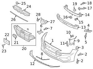 2019-2020 Hyundai Elantra Seal Strip 86570-F2AA0 | OEM Parts Online