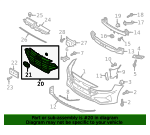 Genuine Grille for 2019-2020 Hyundai Elantra | Part# 86350-F2BA0 ...