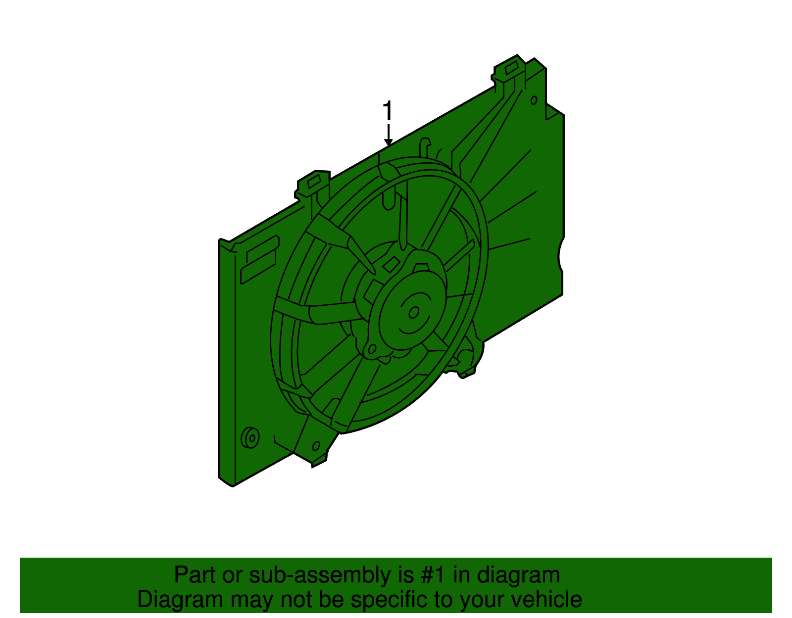 2011-2019 Ford Fiesta Fan Assembly 8V5Z-8C607-Q | OEM Parts Online