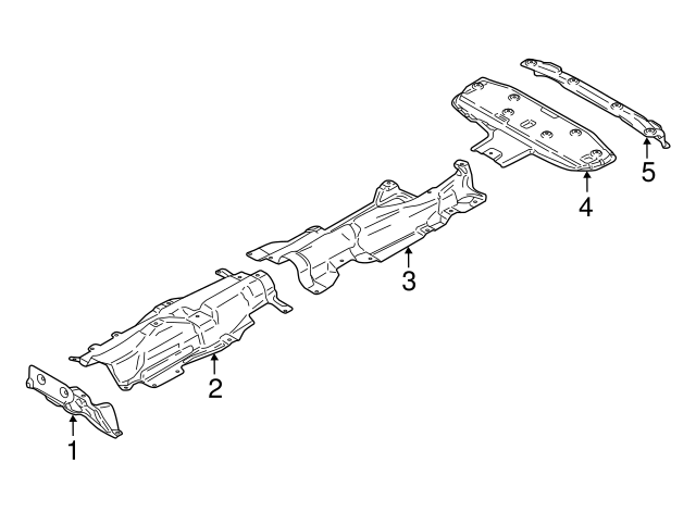 Genuine Heat Shield for 2023-2024 BMW X1 | OEM Part# 51-48-8-498-381 ...