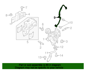 Ford Dealership 2014-2021 Ford Oil Feed Tube CM5Z-6K679-B | Ford Parts ...
