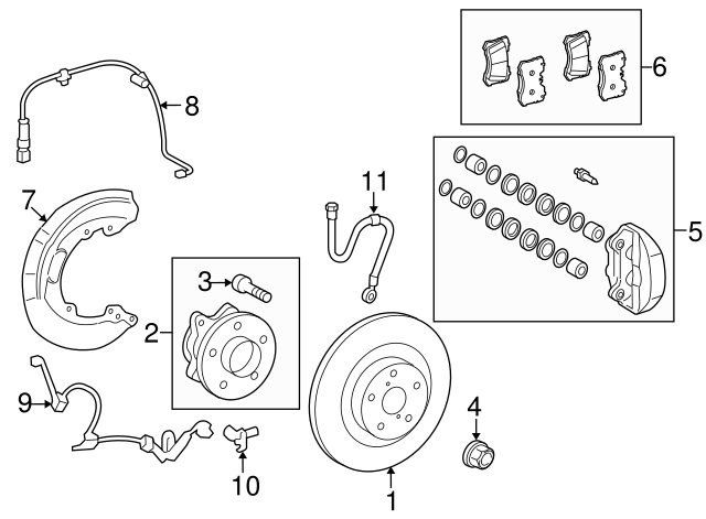 Lexus OEM Rotor Part# 43516-50010 | OEM Vehicle Parts