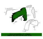 2015-2020 GMC Fender - Driver's Side (LH) 84216911 | TascaParts.com