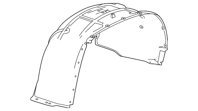 2015-2020 Chevrolet Fender Liner 22806317 | TascaParts.com