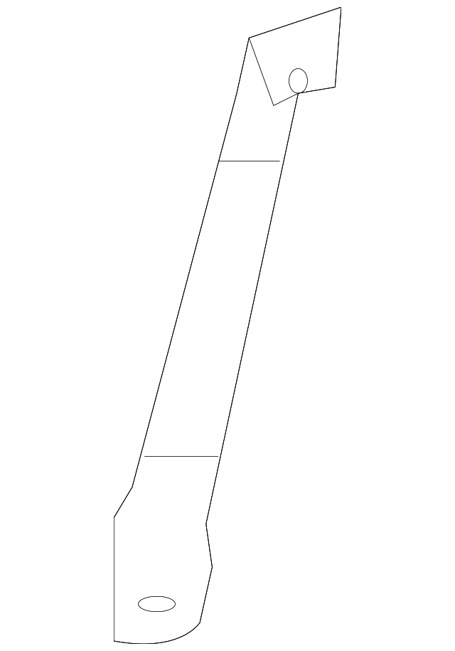 2015-2020 GM Front End Sheet Metal Diagonal Brace Reinforcement ...