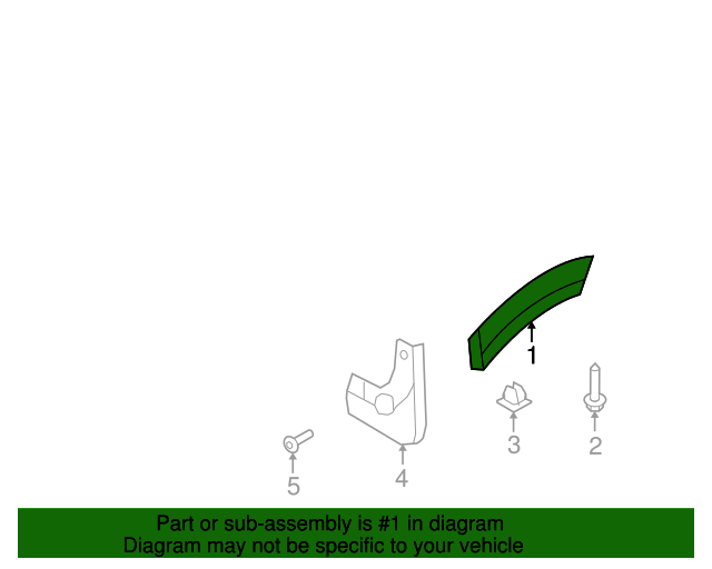 2009 Kia Borrego Side Molding 87741 2J000 | QuirkParts