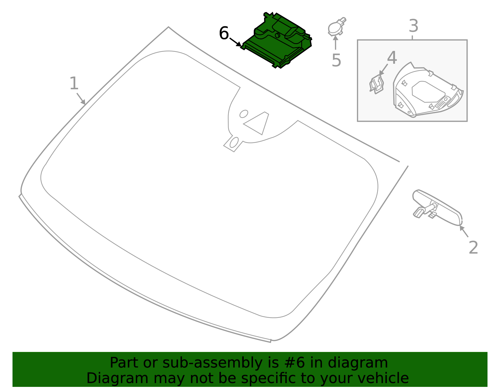 M1PZ-19H406-CC - Lane Assist Cmra 2021-2024 Ford Bronco Sport | Big 3 ...