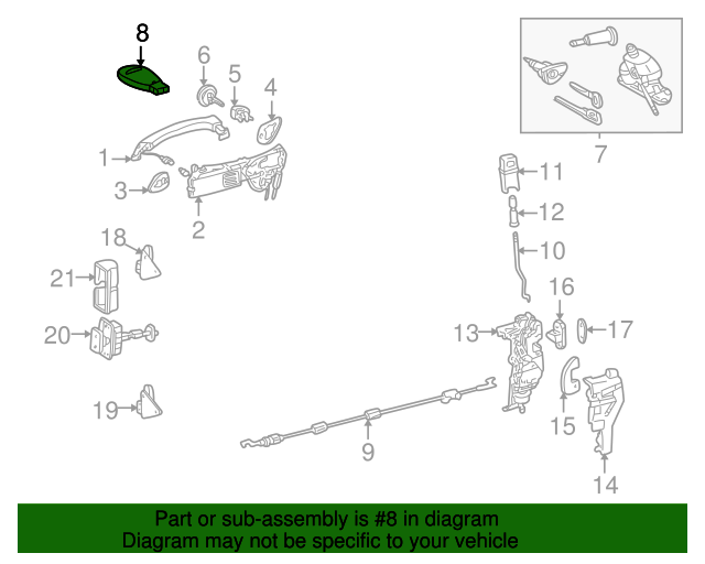000-905-00-39-0101 - Key Mercedes-Benz USA Parts
