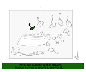 2006-2012 Ford Exterior Bulbs 6E5Z-13466-BA | OEM Parts Online