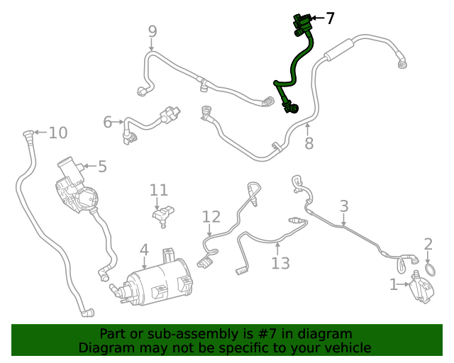 13-90-8-601-847 - Fuel Tank Vent Valve - 2016-2024 BMW | BMWPartsHub