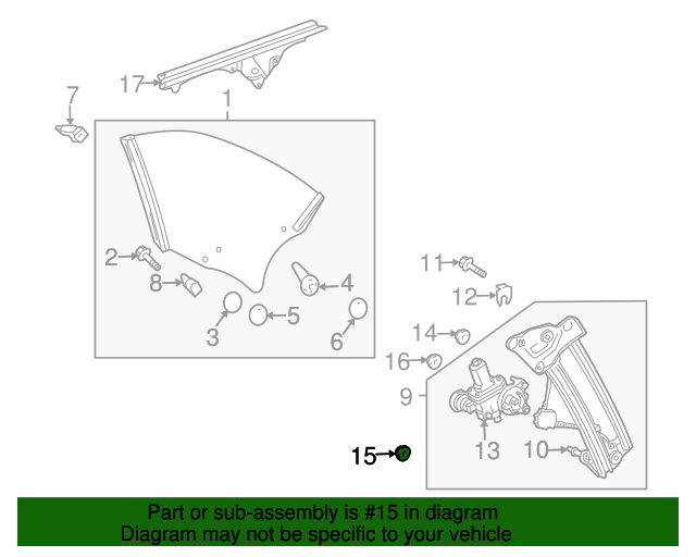 2004-2008 Toyota Solara Motor Nut 90182-A0003 | Toyota Parts Center