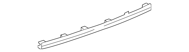 2016-2017 GMC Terrain Rear Bumper Fascia Center Molding 23478012 ...