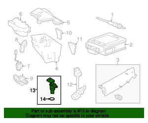 Genuine BMW 13-62-7-792-256 | Camshaft Position Sensor | FREE Shipping ...