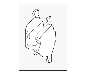 2013-2019 Ford Escape Brake Pads Front cv6z2001l | TascaParts.com