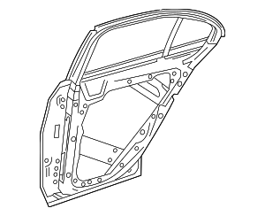 213-730-02-05 - Door Shell 2017-2023 Mercedes-Benz | Mercedes-Benz USA ...