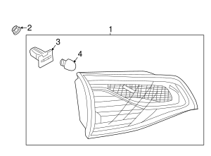 2018-2019 Chevrolet Equinox Rear Passenger Side Combination Lamp ...
