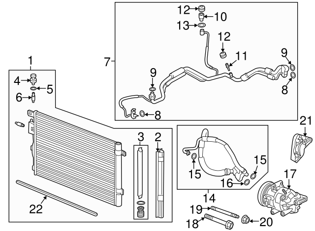 22748614 GM Air Conditioning Service Valve | GM Parts Store