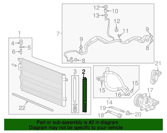 Driver Side Radiator Air Seal 85607646 GM