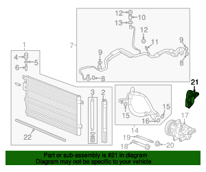 2018-2024 GM Air Conditioning Compressor Bracket 12651063 GM ...