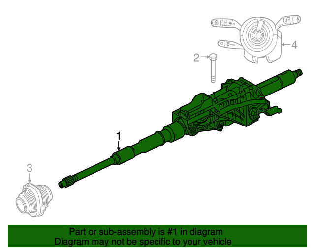 205-460-89-01 - Steering Column 2015-2021 Mercedes-Benz | Mercedes-Benz ...