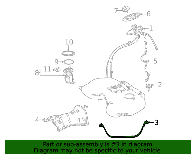 2020 Mercedes-Benz Tensioning Strap 167-470-16-01 | Mercedes-Benz Parts