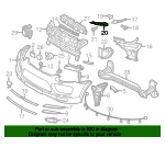 2011-2014 Porsche Cayenne Inner Support 958-505-890-00 | Sunset Porsche ...
