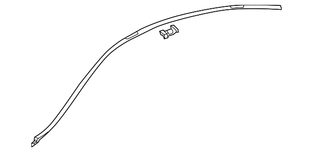 290-690-48-01 - Drip Molding 2020-2023 Mercedes-Benz | Mercedes-Benz ...