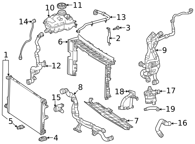 177-505-00-00 - Upper Baffle 2020-2023 Mercedes-Benz | Mercedes-Benz ...