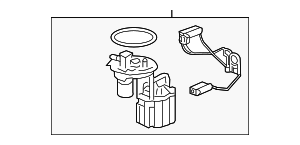 2017-2019 Chevrolet Cruze Fuel Pump Module without Fuel Level Sensor ...
