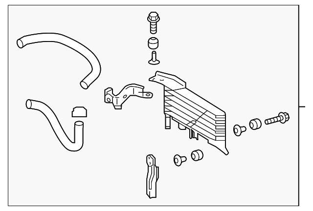 32920-04040 - Trans Cooler - 2016-2023 Toyota Tacoma | OEM Genuine ...