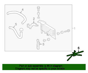 2016-2023 Toyota Tacoma Oil Cooler Pipe 32907-04060 | OEM Parts Online