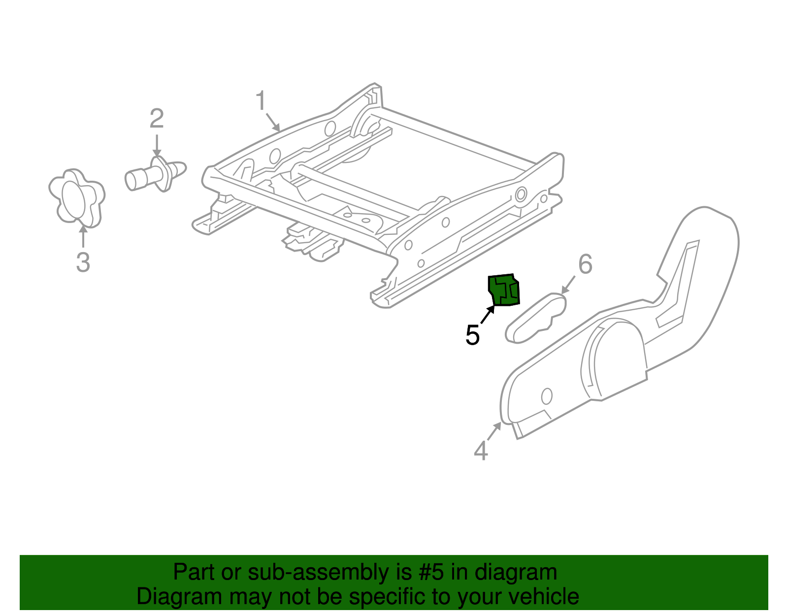 2004-2025 GM 6-Way Seat Switch 12451495 GM | GMPartsDirect.com