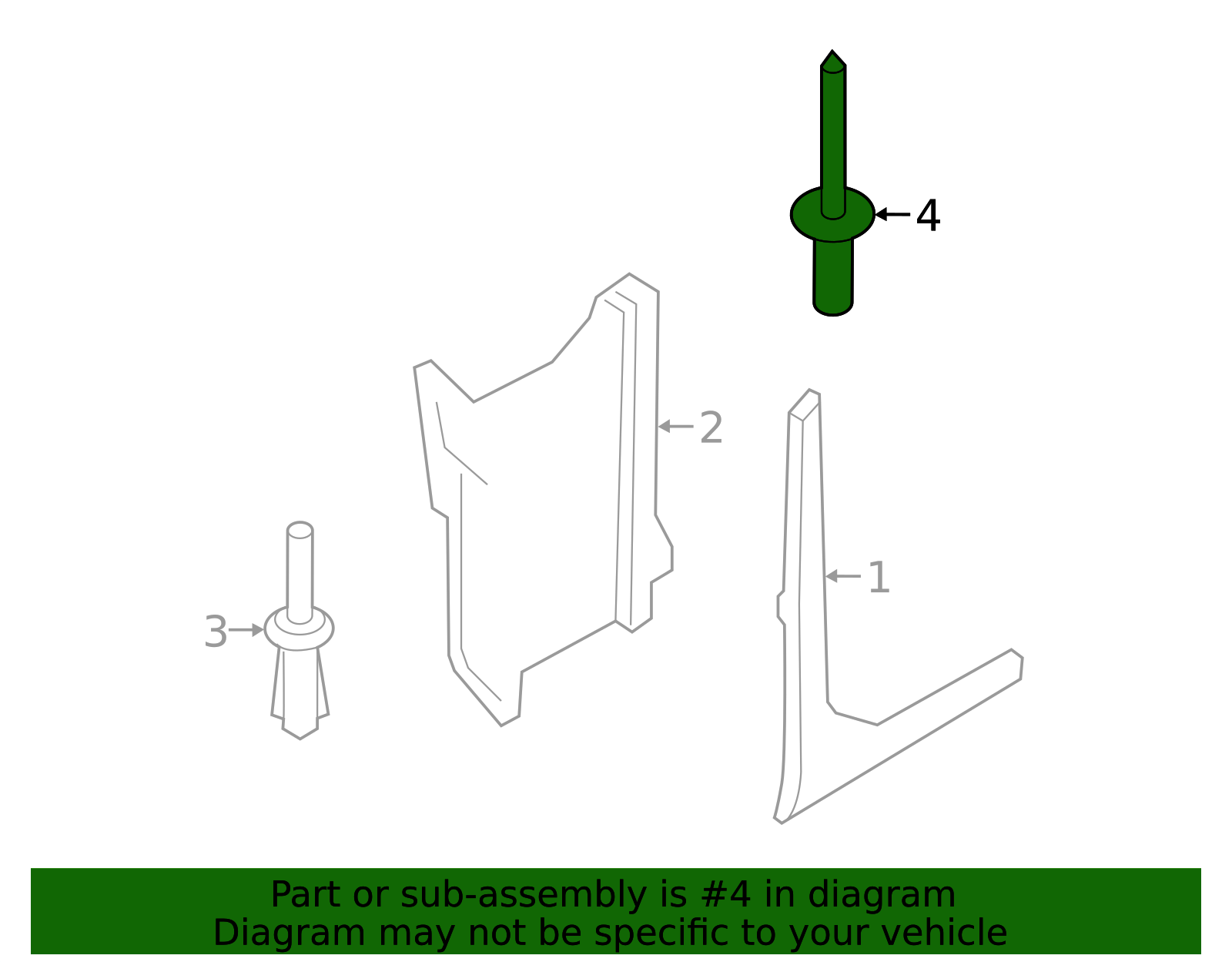Genuine BMW 07-14-7-378-241 | Vent Louver Rivet | FREE Shipping on Most ...