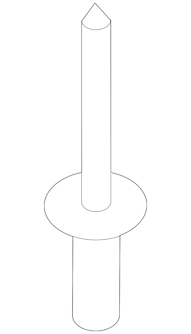 Genuine BMW 07-14-7-378-241 | Vent Louver Rivet | FREE Shipping on Most ...