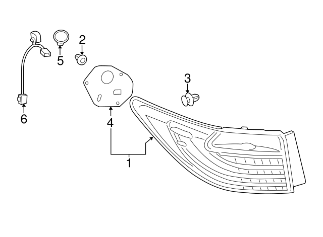 81561-33621 - Tail Lamp 2016 Lexus | Lexus Parts Outlet