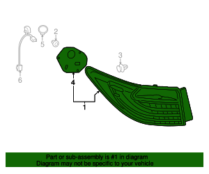 81561-33621 - Tail Lamp 2016 Lexus | Lexus Parts Outlet