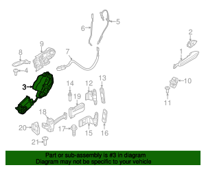 51215a36f24 - 2011-2016 BMW Lock Actuator (51-21-5-A36-F24) | BMW of ...