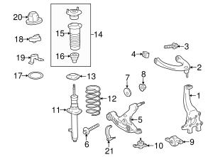 48076-30030 - Bracket 2006-2023 Lexus | AutoNationParts.com