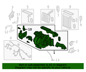 79311-TBC-A62 - Heater Sub-Assembly - 2016-2020 Honda Civic | Genuine ...