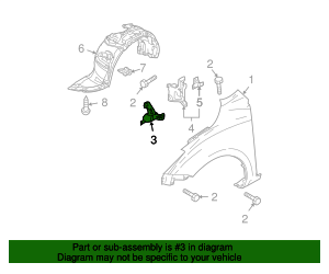 2010-2013 Mazda 3 Stay BBM4-52-140 | OEM Parts Online