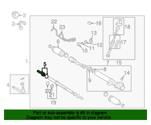 45503-39075 - Steering Tie Rod End - 1995-2004 Toyota | OEM Genuine ...