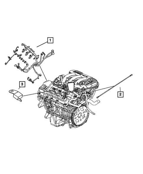 Wiring-Powertrain for 2008 Dodge Charger | Mopar eStore