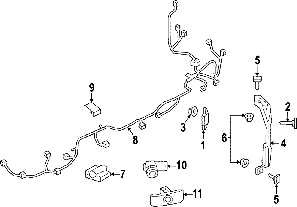B0J8-67-UC1-13 | 2019-2024 Mazda Park Sensor | Palladino Mazda Parts